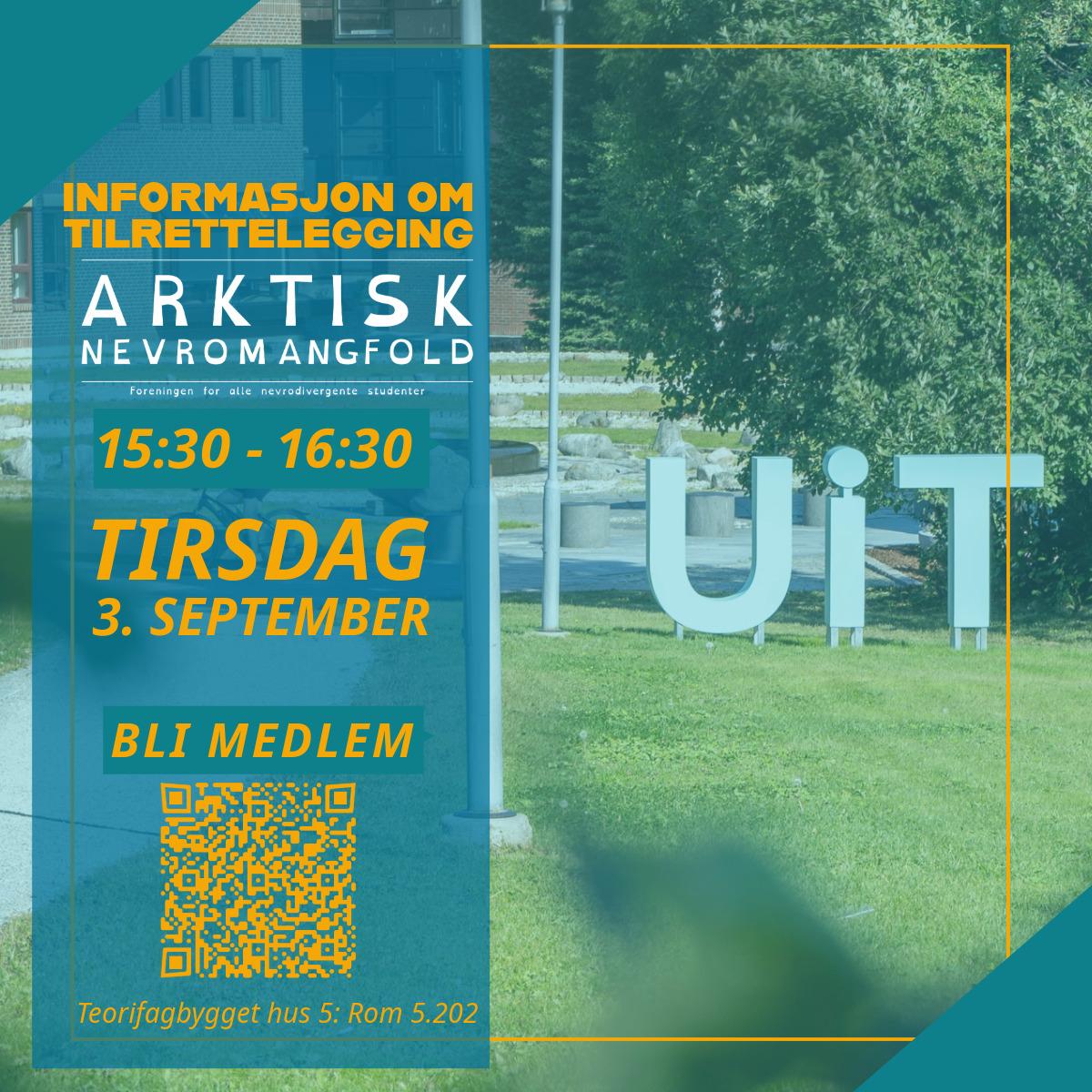 Infomøte om tilrettelegging | UiT